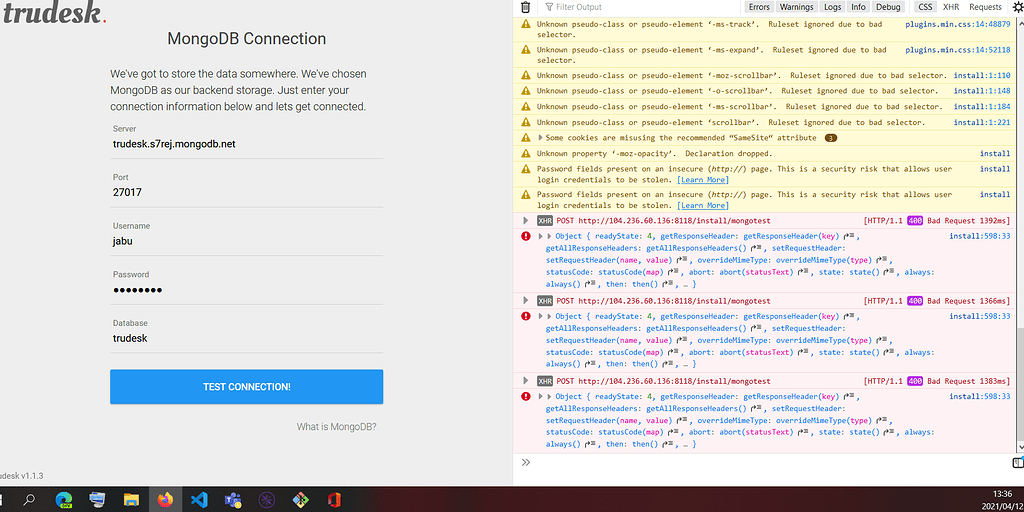 Mongo db atlas Setup - General Support - Trudesk